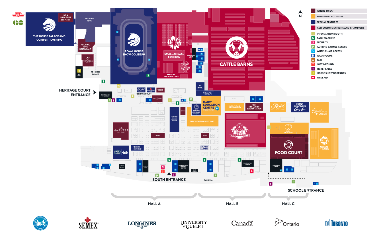 Map • The Royal Agricultural Winter Fair
